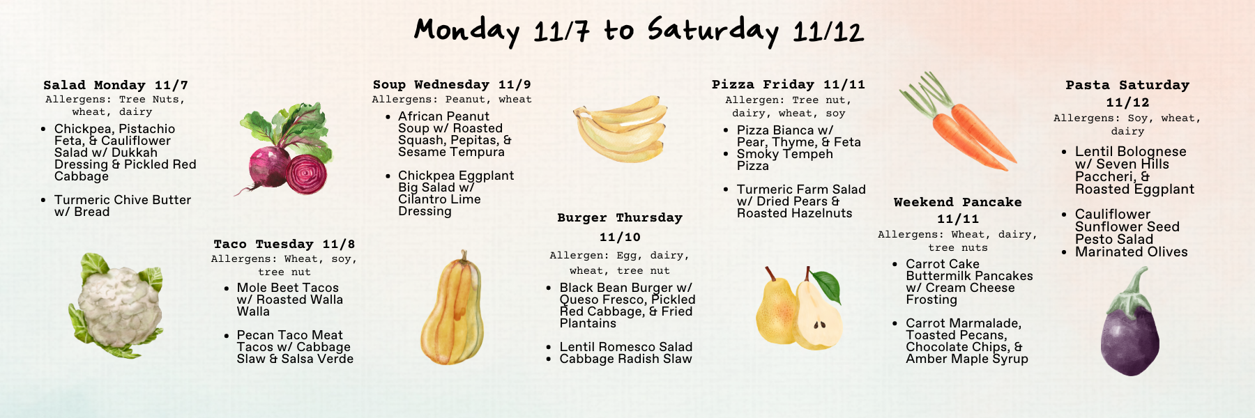 Weekly Subscription Menus – Clover Food Lab