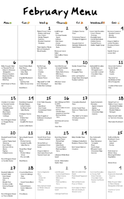 Weekly Subscription Menus – Clover Food Lab